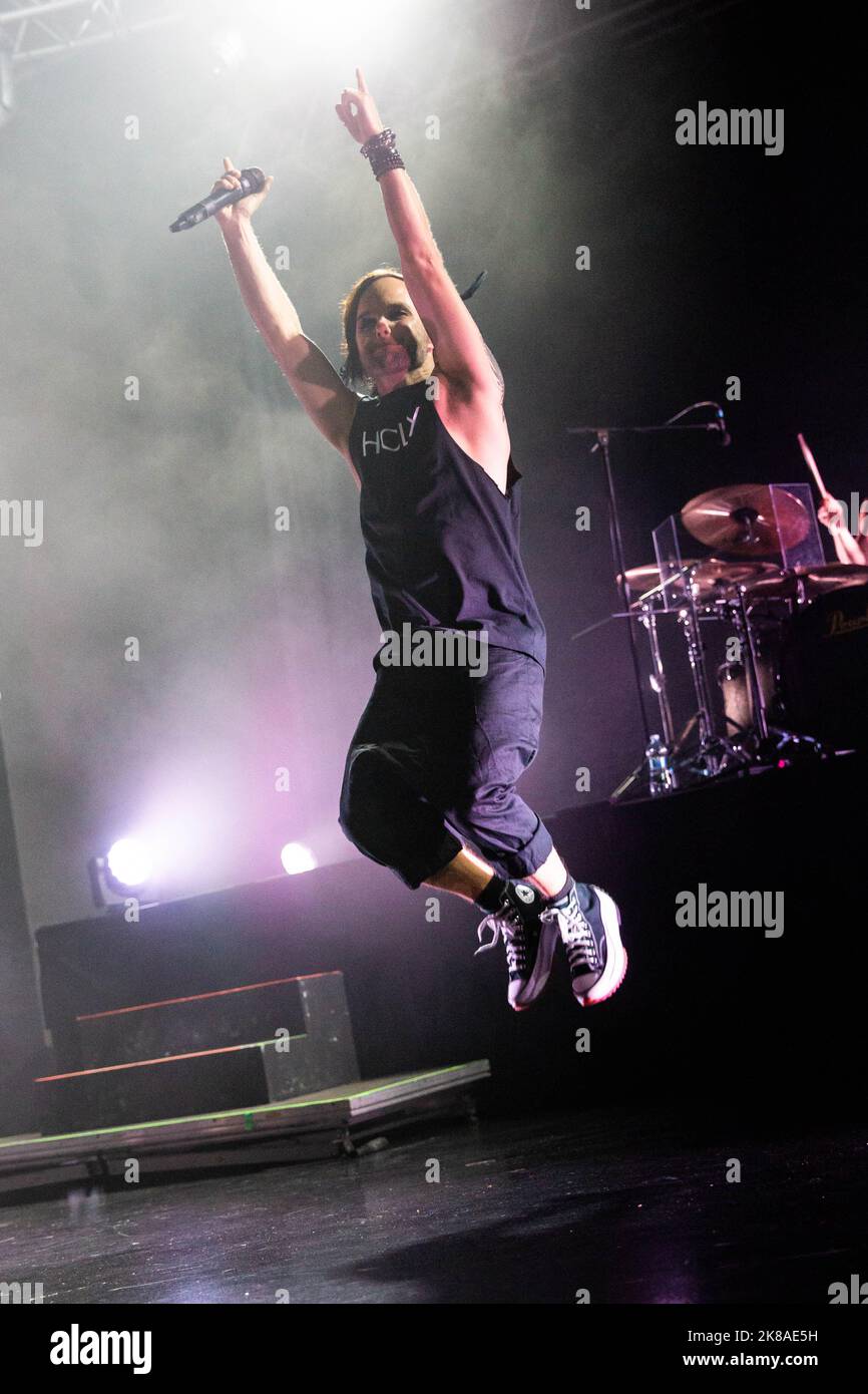 Milan Italy. 21 October 2022. The Finnish rock band THE RASMUS performs ...