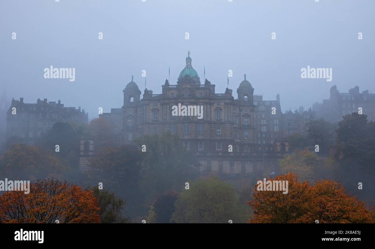 Edinburgh city centre, Scotland, UK. 22nd October 2022. UK Government ...