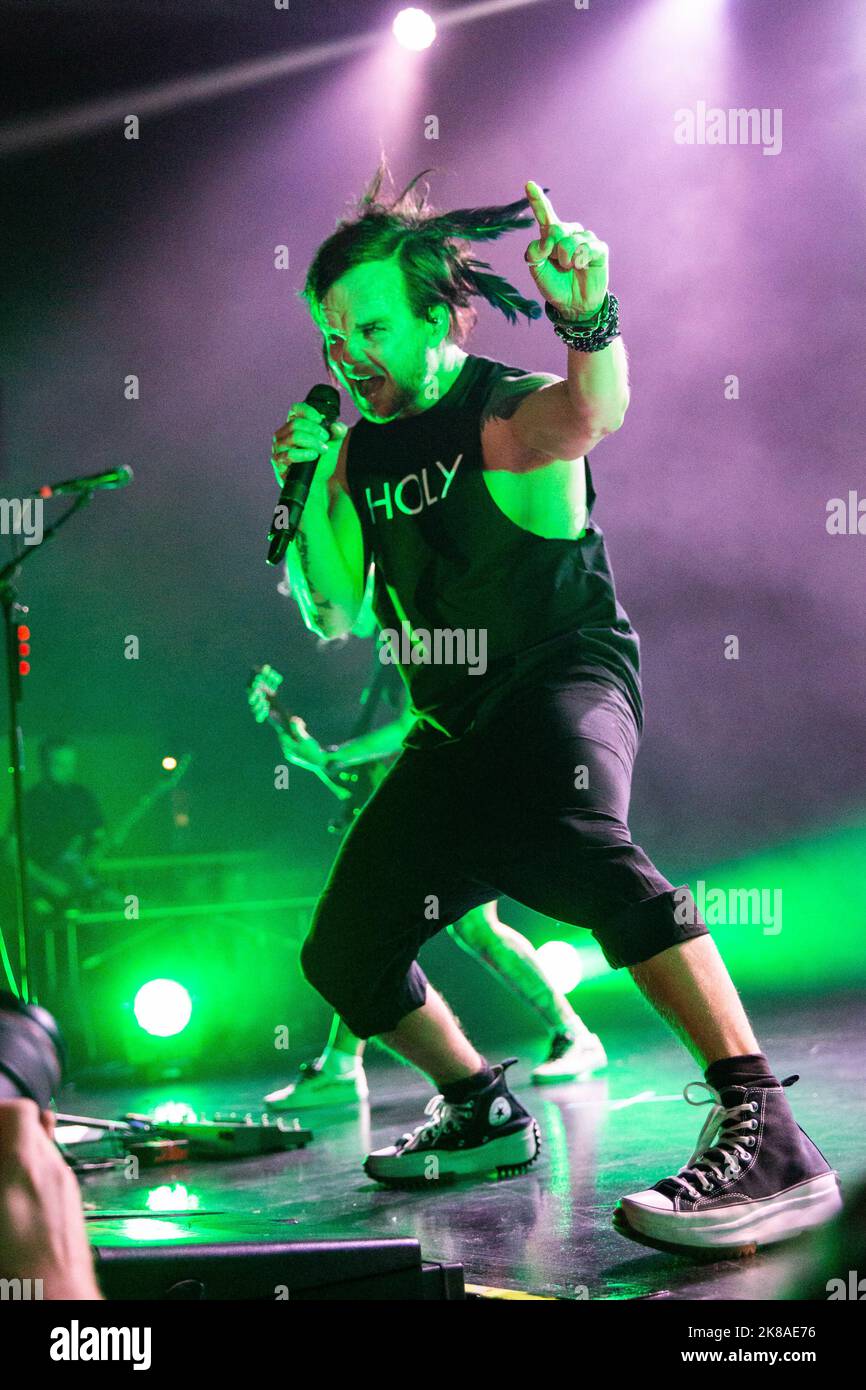 Milan Italy. 21 October 2022. The Finnish rock band THE RASMUS performs ...