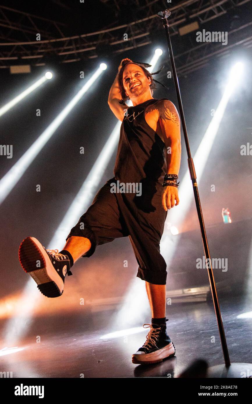 Milan Italy. 21 October 2022. The Finnish rock band THE RASMUS performs ...