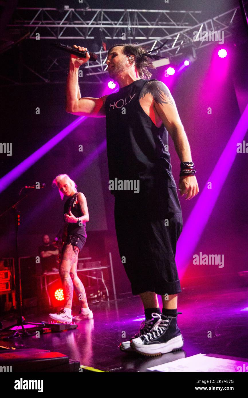 Milan Italy. 21 October 2022. The Finnish rock band THE RASMUS performs ...
