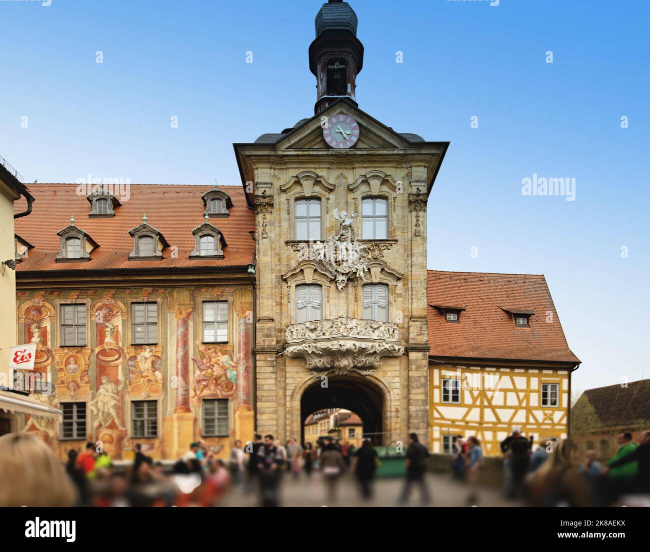 Bamberg Altes Rathaus mit Brückendurchgang Stock Photo - Alamy