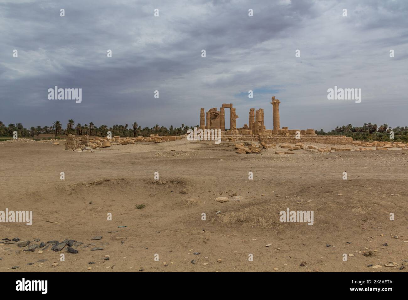 Ancient temple Soleb ruins, Sudan Stock Photo - Alamy
