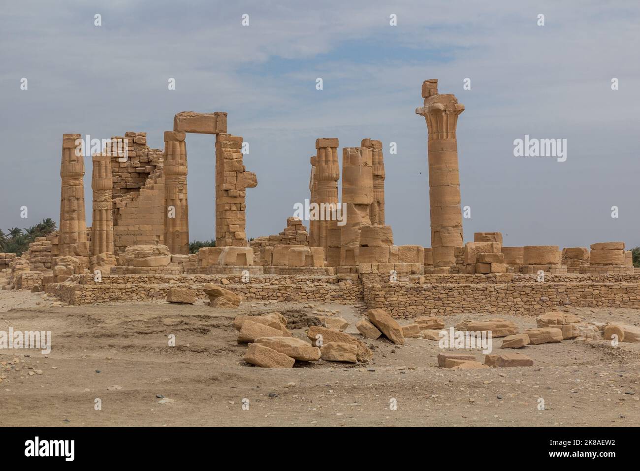 Ancient temple Soleb ruins, Sudan Stock Photo - Alamy