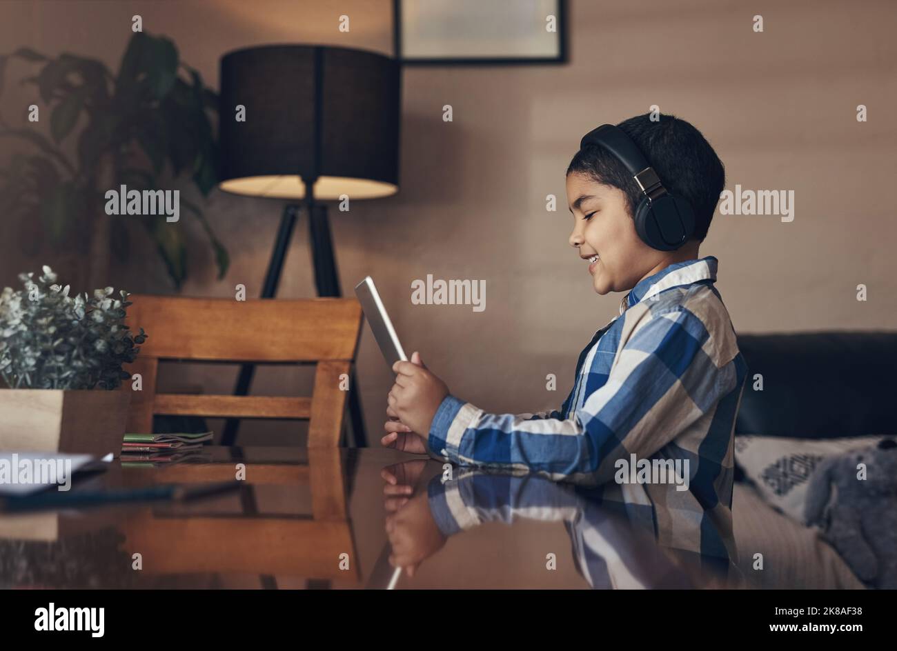 Mobile apps make homeschooling so much simpler. an adorable little boy ...