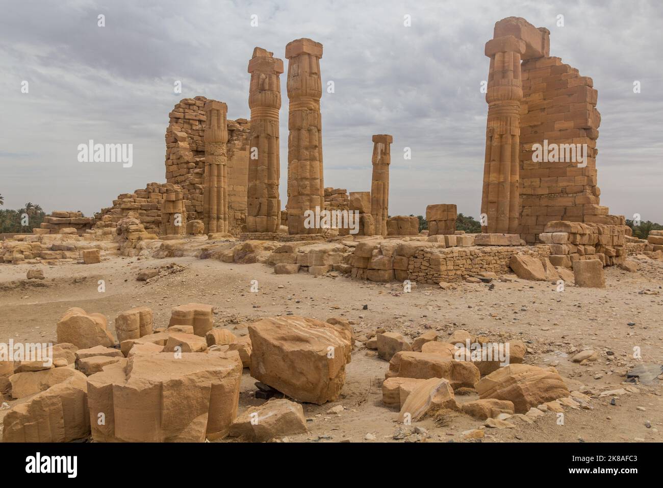 Ruins of the ancient temple Soleb, Sudan Stock Photo - Alamy