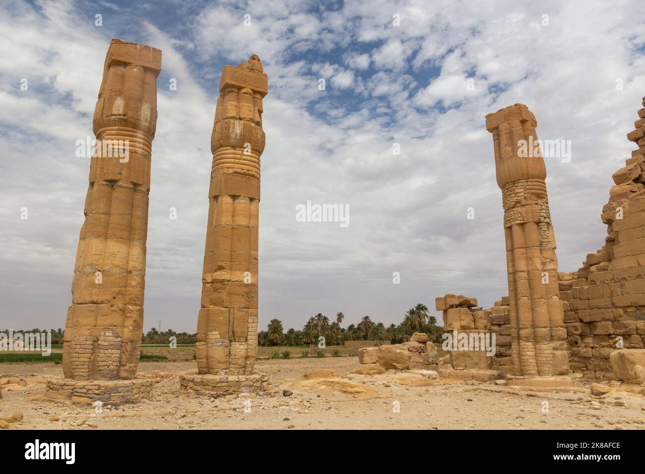 Ruins of the ancient temple Soleb, Sudan Stock Photo - Alamy