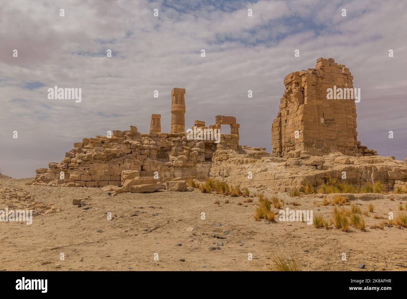 Ruins of the ancient temple Soleb, Sudan Stock Photo - Alamy