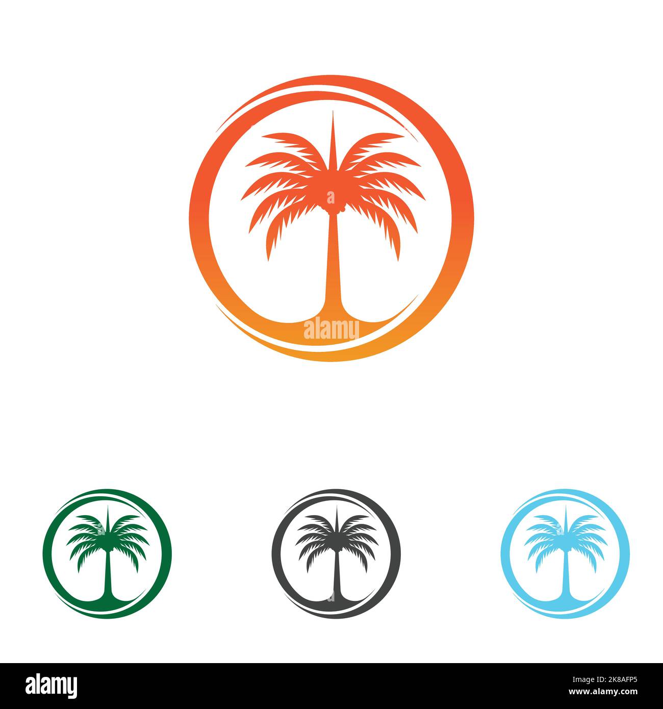 Date tree icon vector illustration logo template Stock Vector Image ...