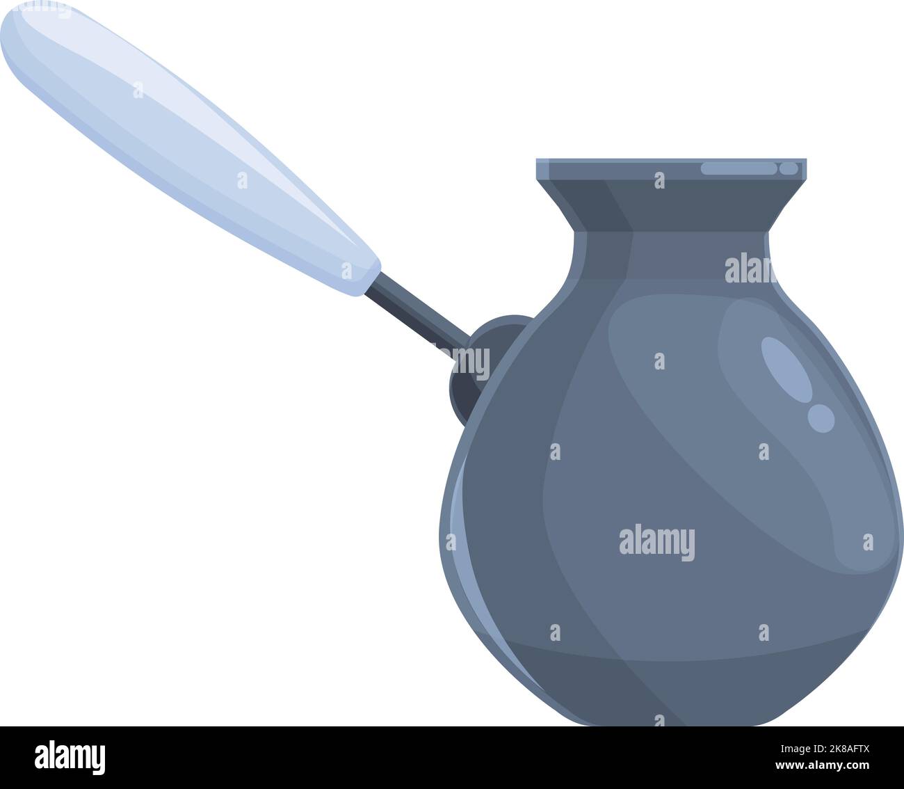 Kitchen coffee pot icon cartoon vector. Cezve cup. Traditional arabic ...