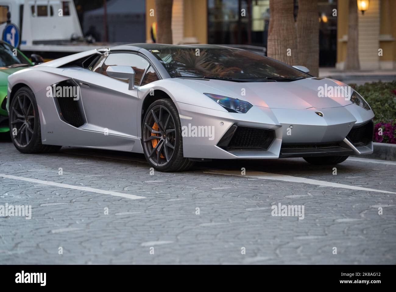 Doha ,Qatar-February 01,2020 : Exhibition of luxury supercars organized ...