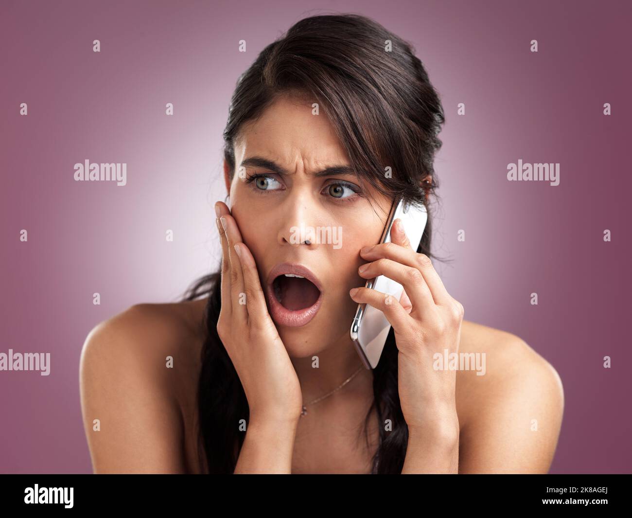 Todays gossip is tomorrows headline. a beautiful young woman looking ...