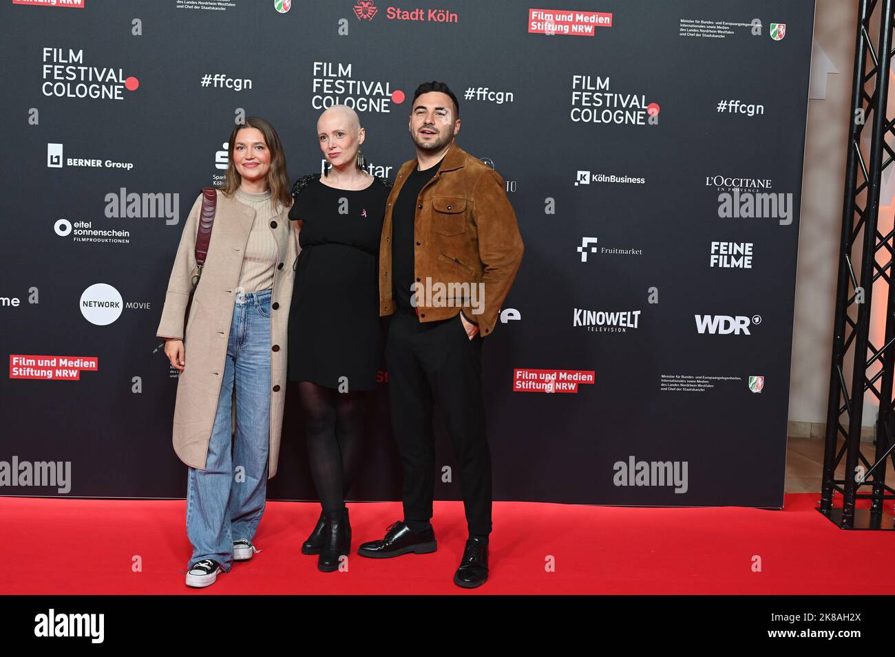 Cologne, Germany. 20th Oct, 2022. Actors Amrei Haardt, Katrin Wolter ...
