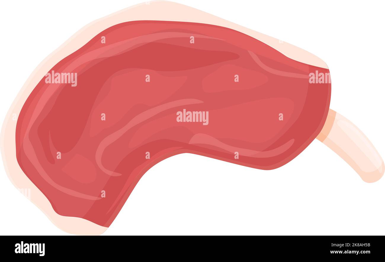 Food steak icon cartoon vector. Pork beef. Meat lamb Stock Vector Image ...