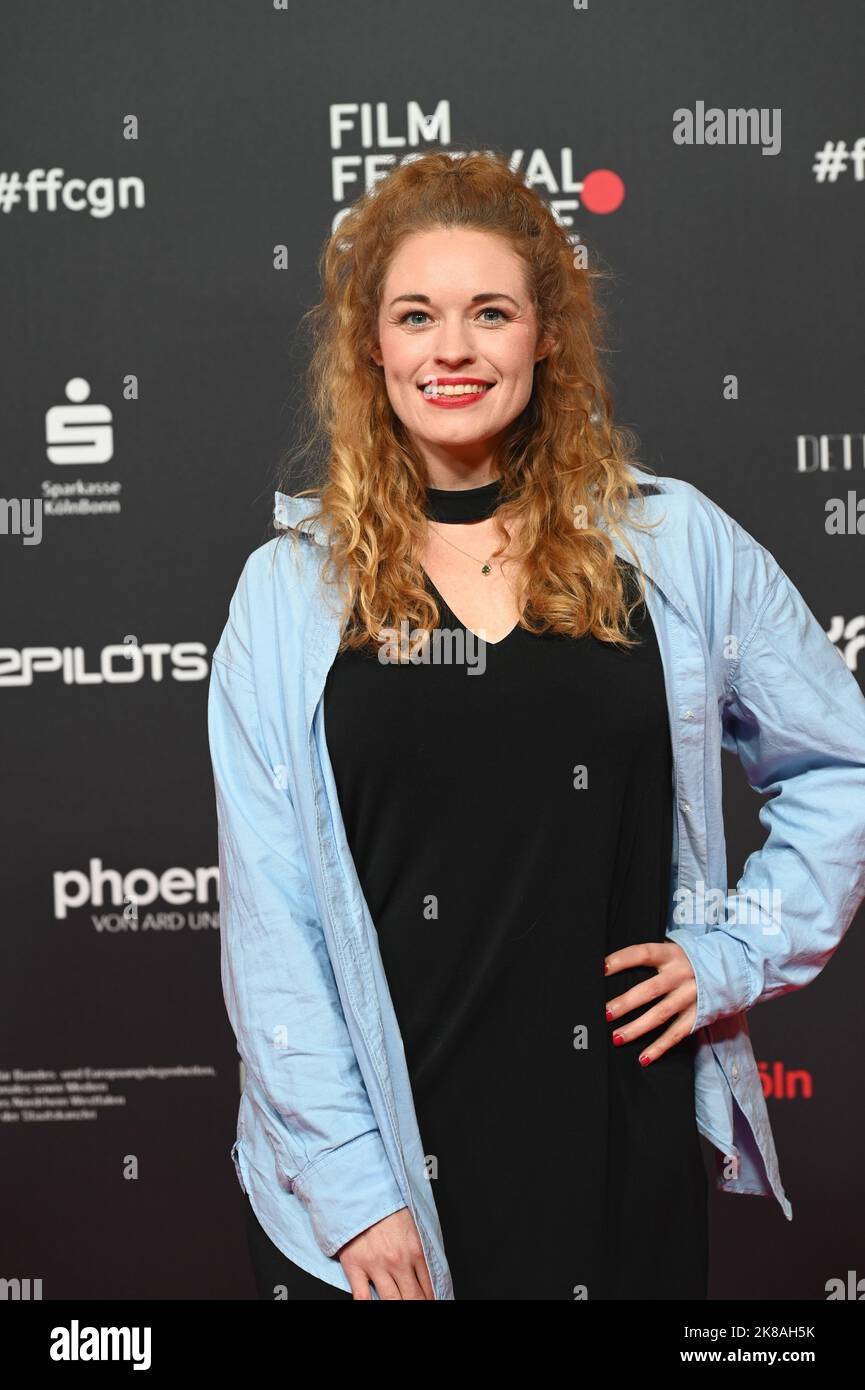 Cologne, Germany. 20th Oct, 2022. Actress Madeleine Krakor arrives at ... Cologne, Germany. 20th Oct, 2022. Actress Madeleine Krakor arrives at ...