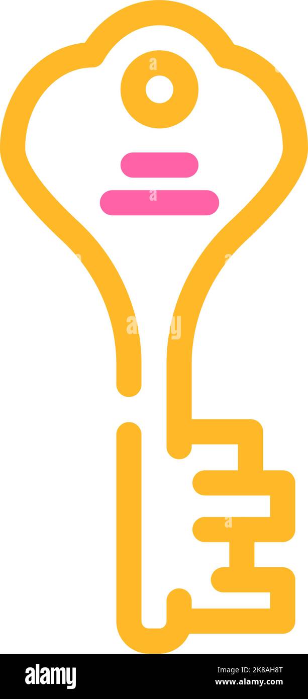 key padlock color icon vector illustration Stock Vector Image & Art - Alamy