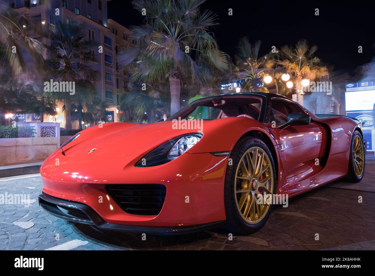 Doha ,Qatar-February 01,2020 : Exhibition of luxury supercars organized ...