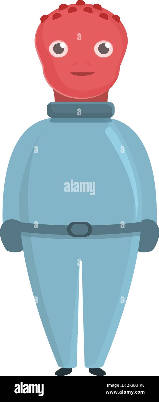 Game red alien icon cartoon vector. Space ufo. Planet ship Stock Vector ...