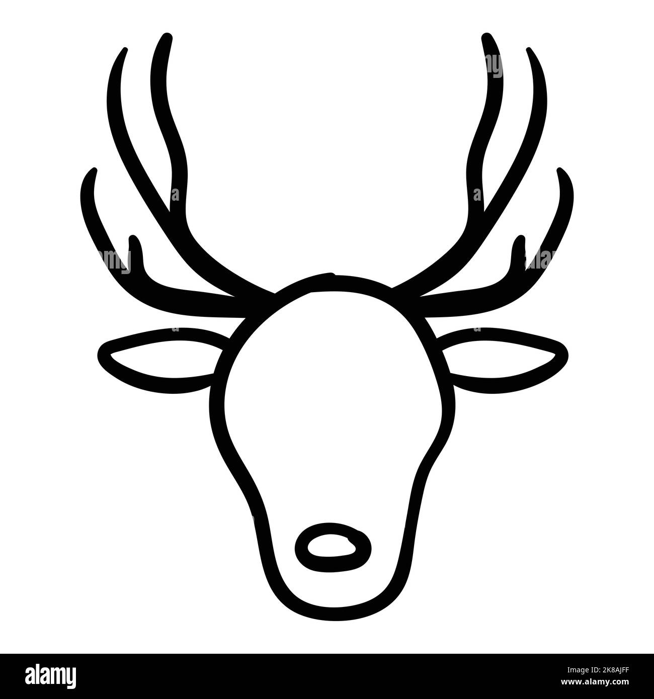 How To Draw Reindeer Horns