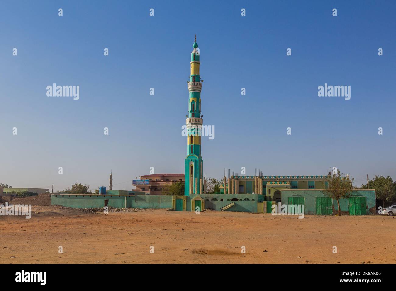 View of a mosque in Dongola, Sudan Stock Photo - Alamy
