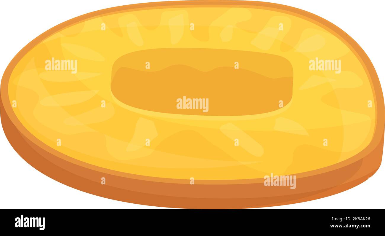 Dry apricot icon cartoon vector. Fruit food. Fresh sweet Stock Vector ...