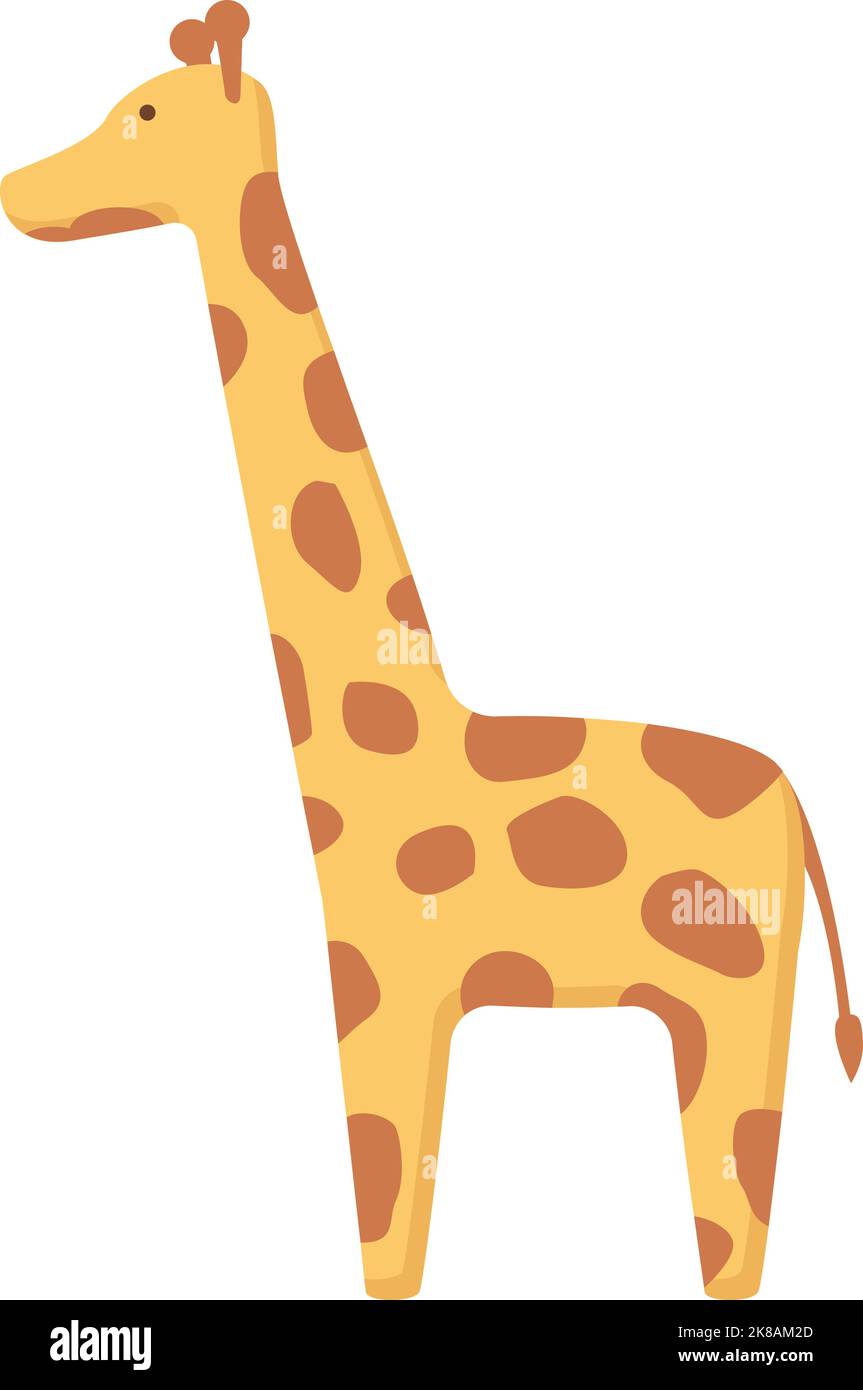 Giraffe toy icon cartoon vector. Store shelf. Toy element Stock Vector ...