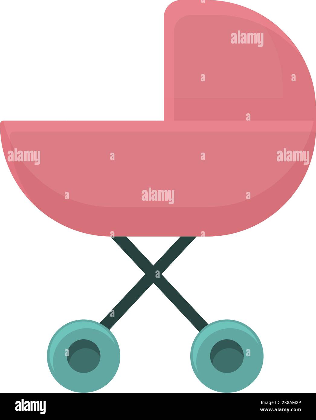 Baby pram icon cartoon vector. Store shop. Plastic toy Stock Vector ...