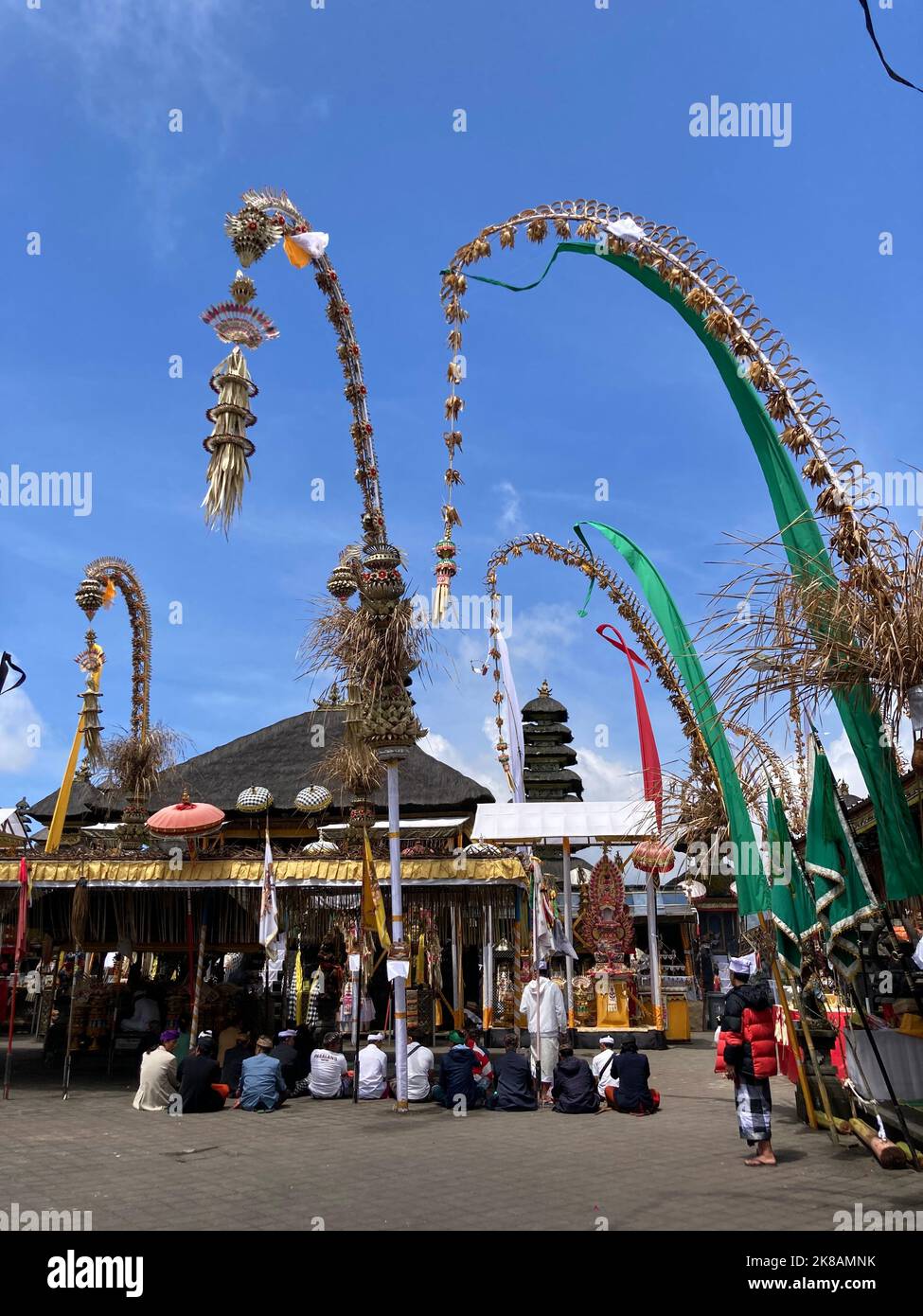 Kuta, Indonesia. 13th Oct, 2022. The Batur temple in the north of Bali ...