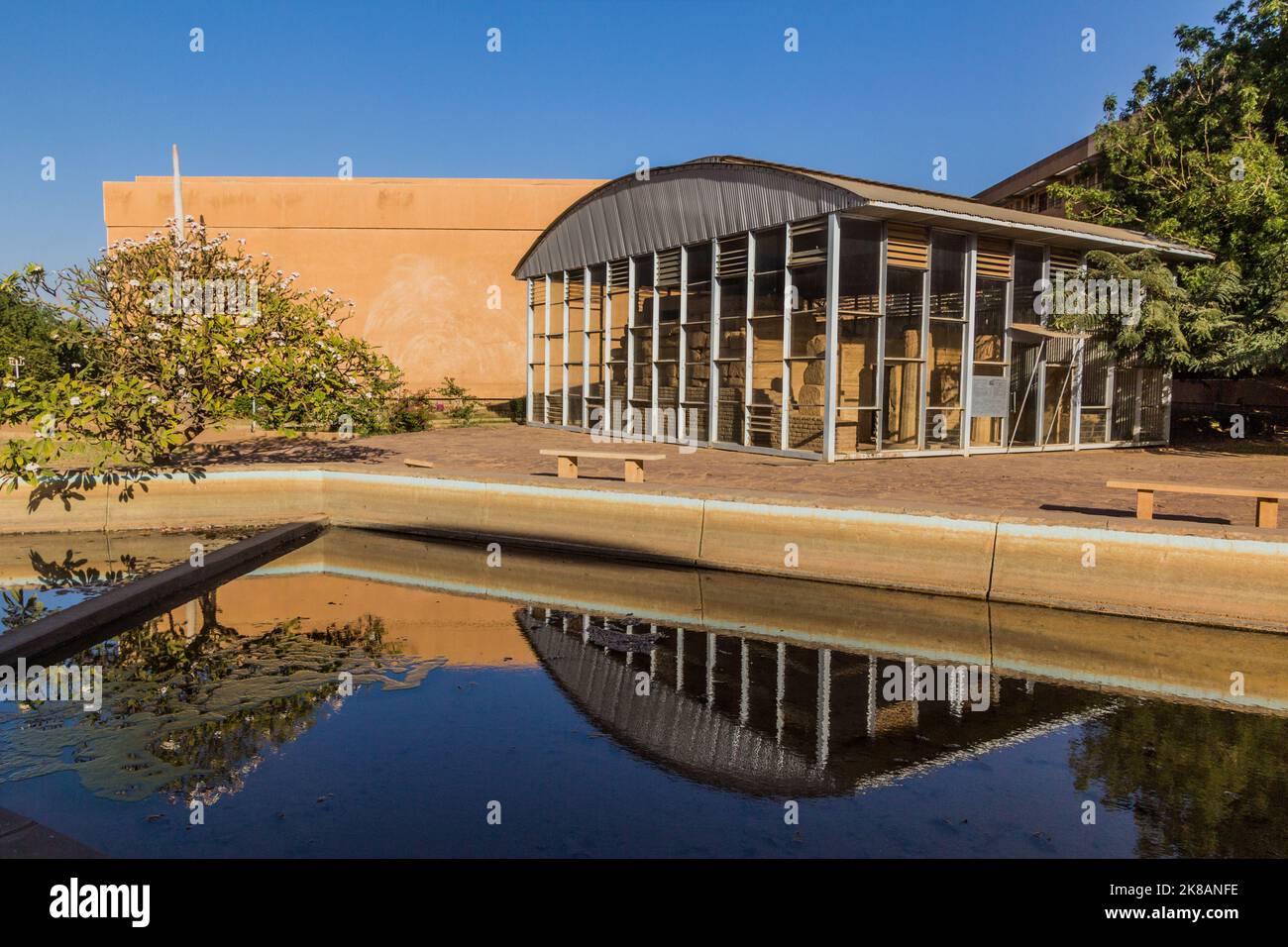 Kumma temple at the grounds of Sudan National Museum in Khartoum ...