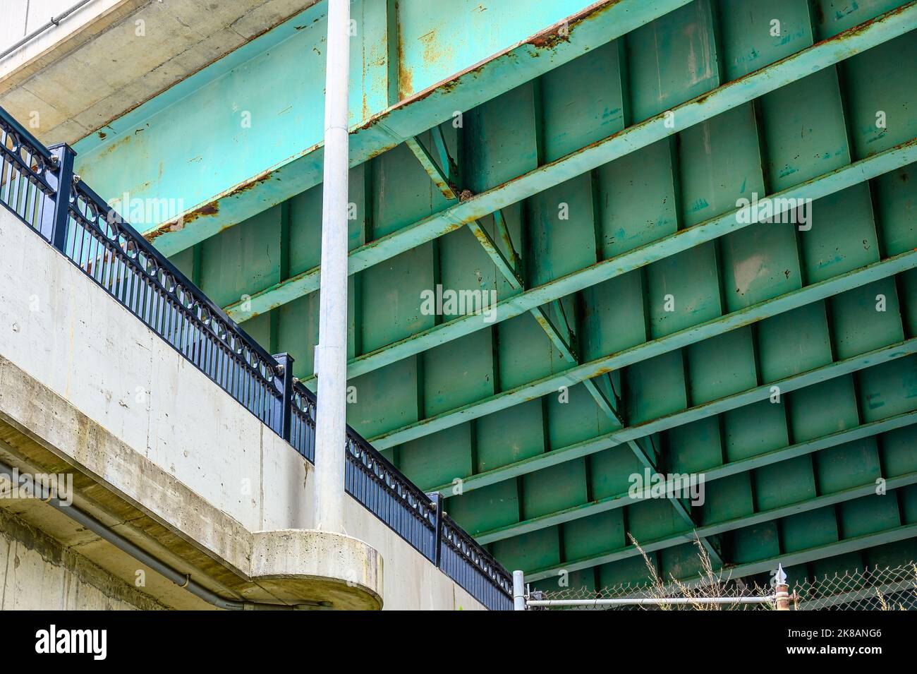 Gardiner Expressway. Abstract architecture and design of the famous ...