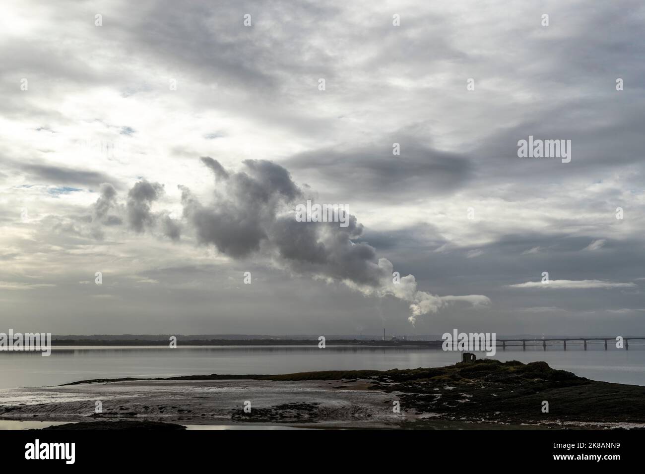 The River Severn at Beachley, M4 Bridge and estuary Stock Photo - Alamy