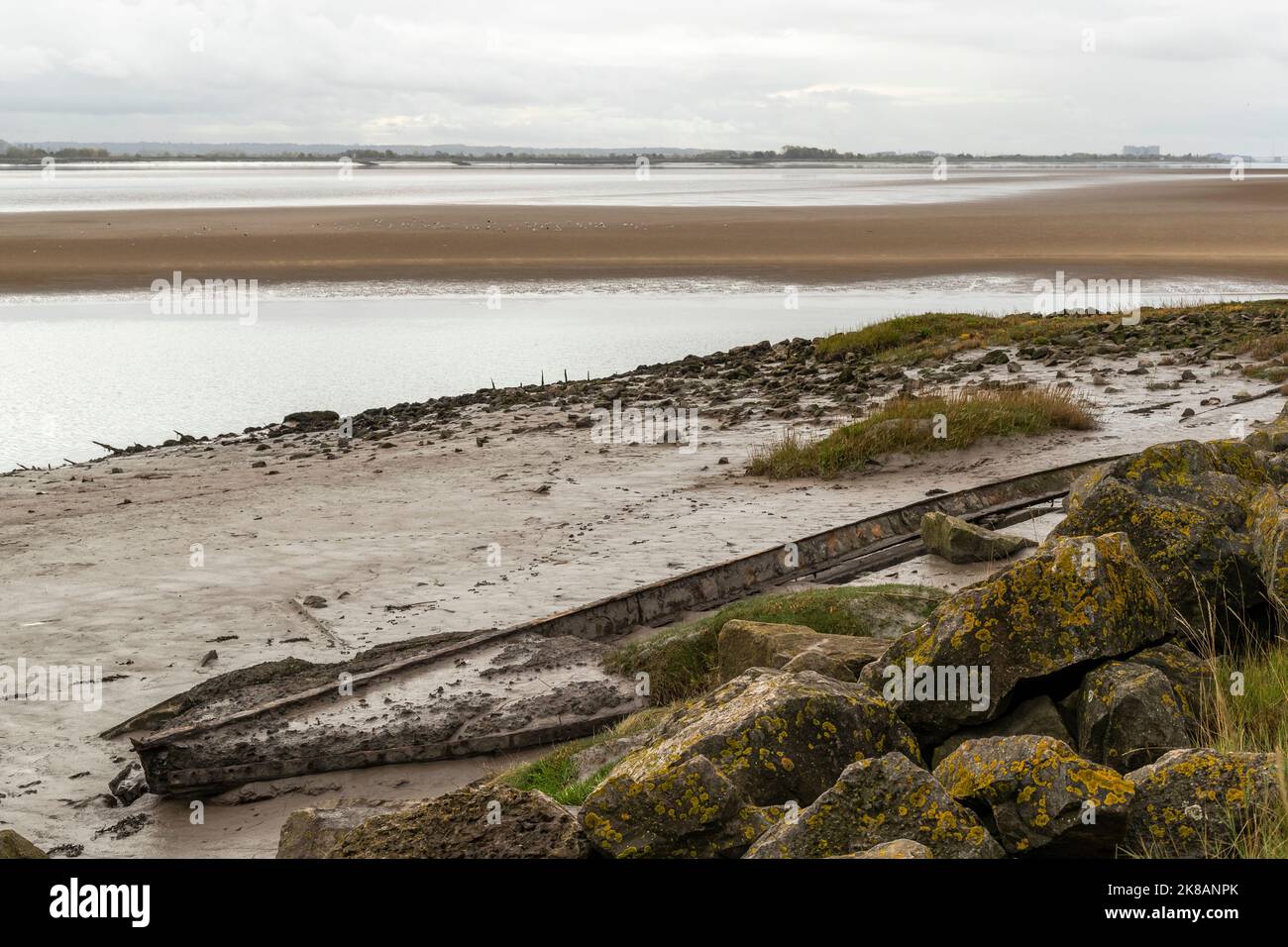 The remains of River Severn trows. Boats which hauled coal and iron now ...