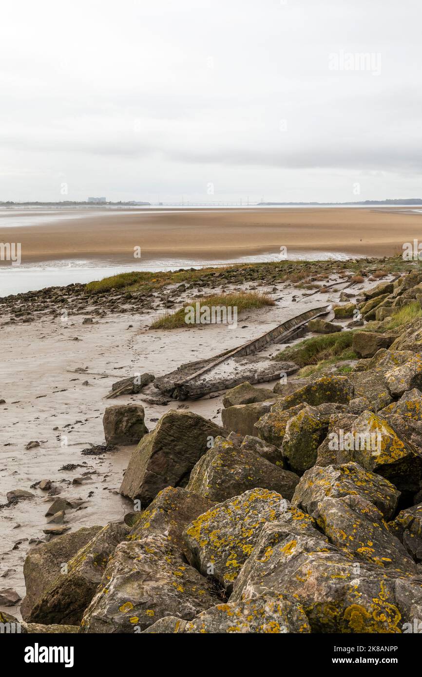 The remains of River Severn trows. Boats which hauled coal and iron now ...