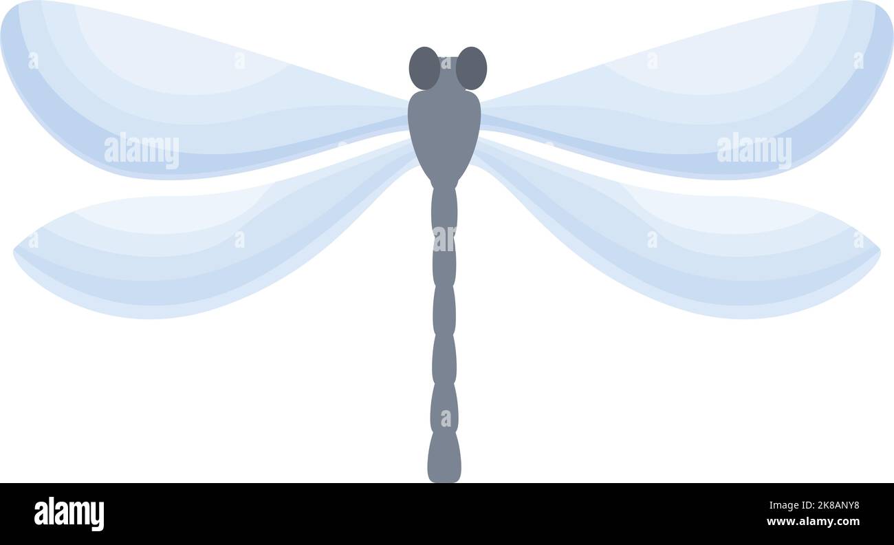 Wing dragonfly icon cartoon vector. Insect bug. Fly dragon Stock Vector ...