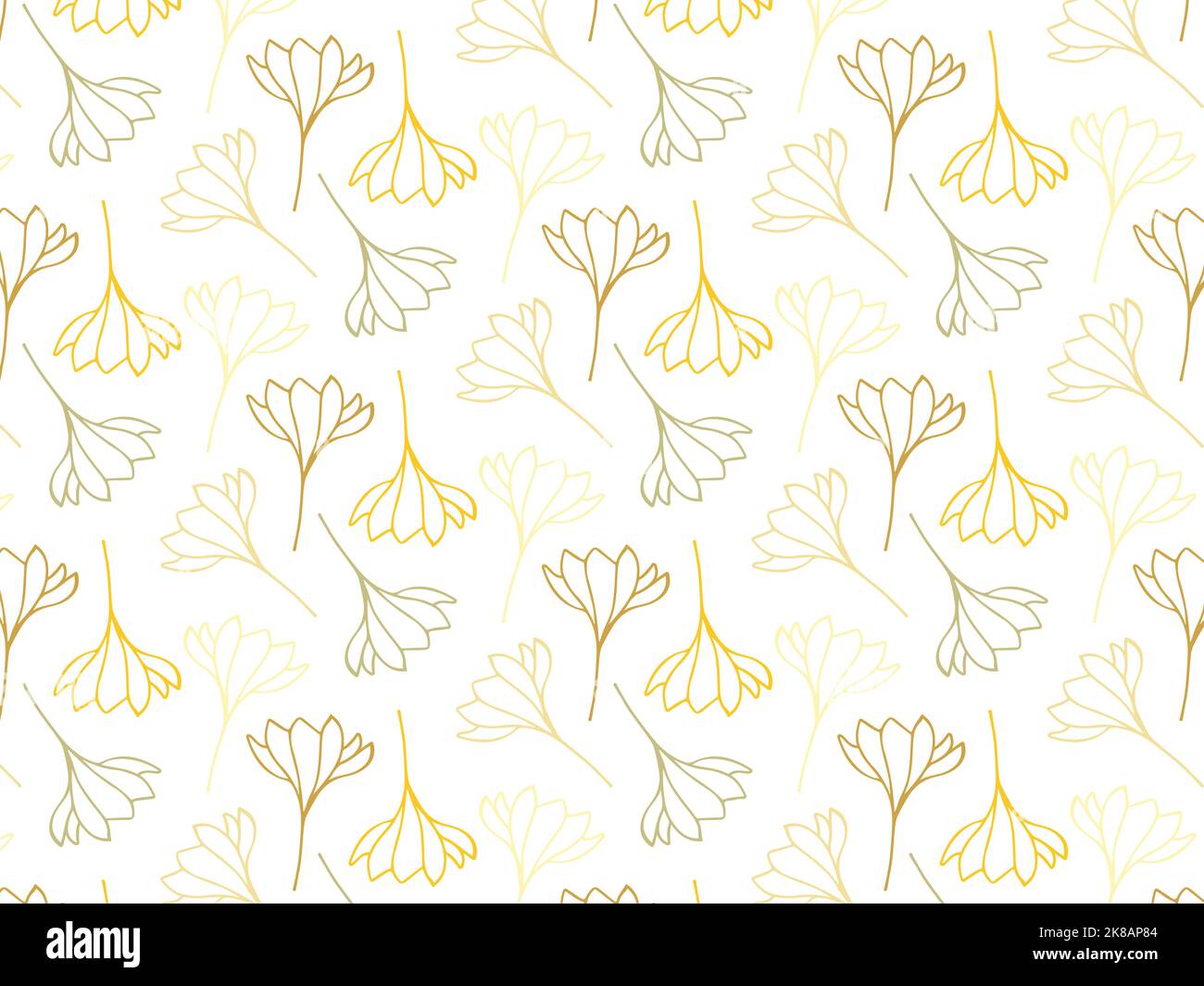 Delicate spring flowers in bloom Stock Vector Images - Alamy