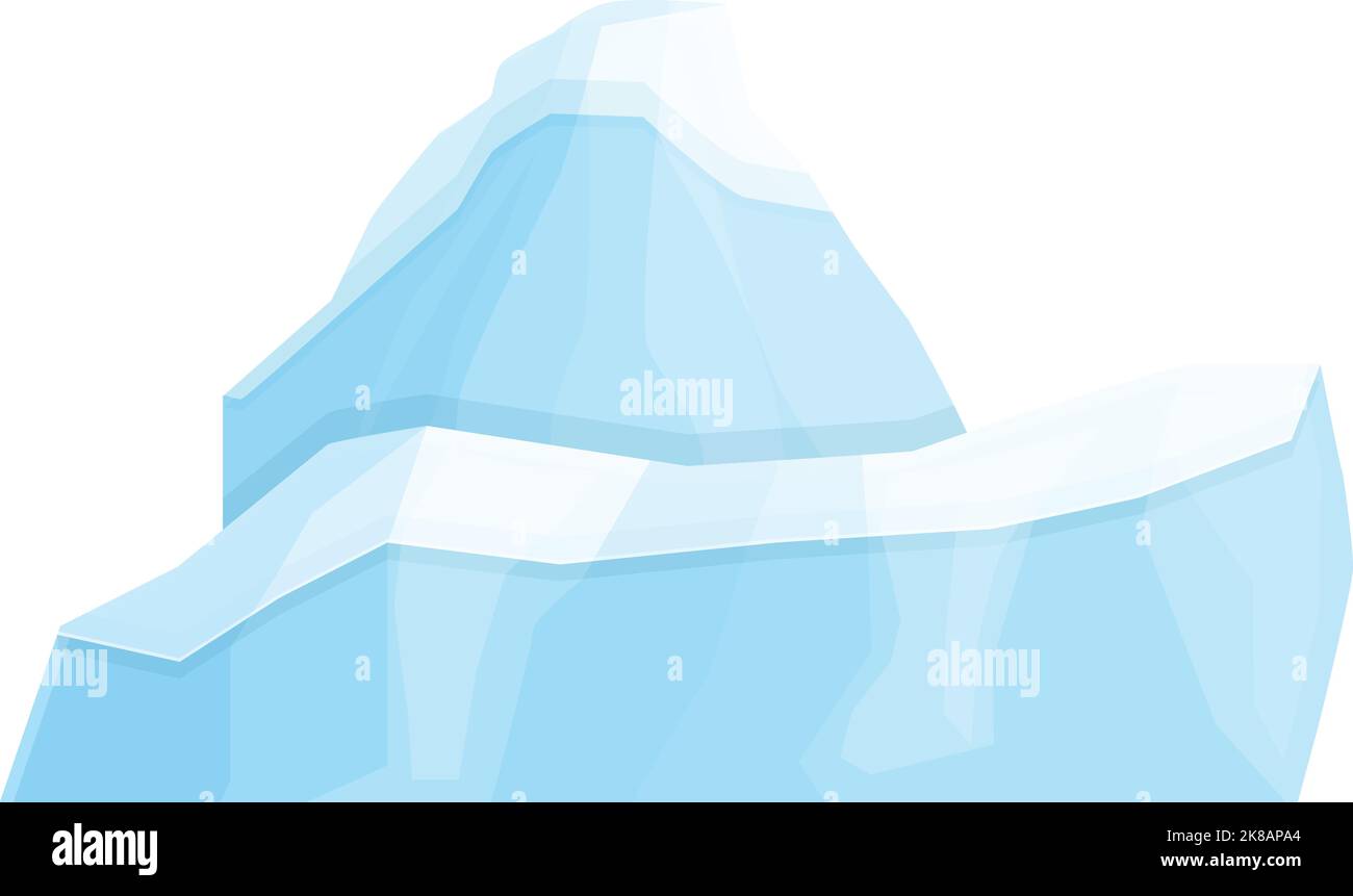 North iceberg icon cartoon vector. Ice berg. Glacier sea Stock Vector ...