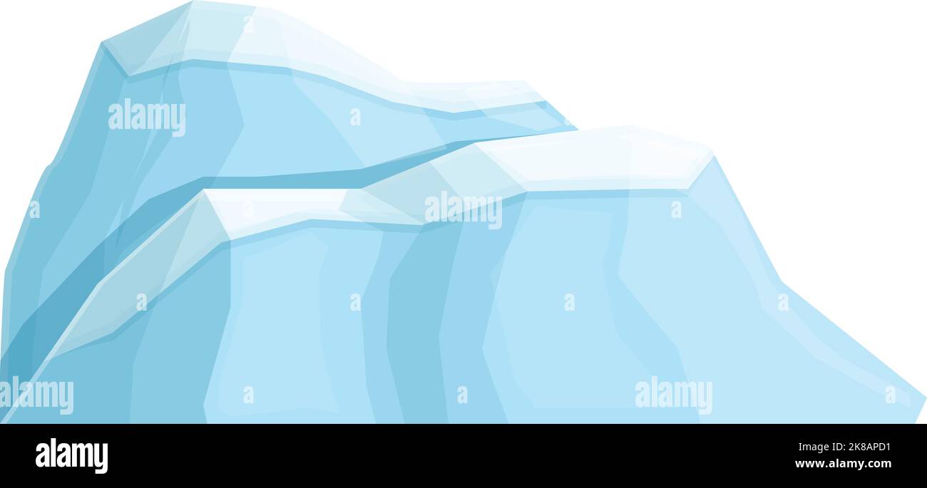 North glacier icon cartoon vector. Ice berg. Freeze pole Stock Vector ...