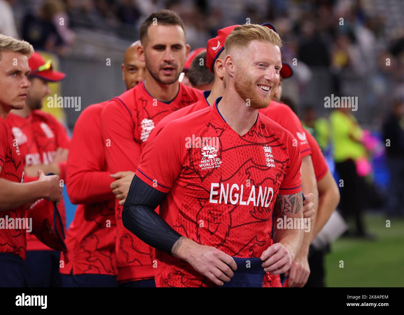 England's Ben Stokes before the ICC Men's T20 World Cup group match at ...