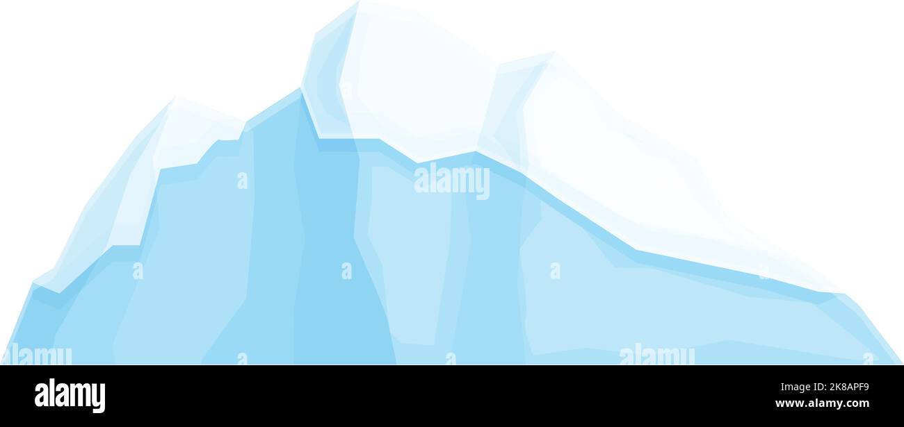 Pole ice icon cartoon vector. Arctic glacier. Water north Stock Vector ...