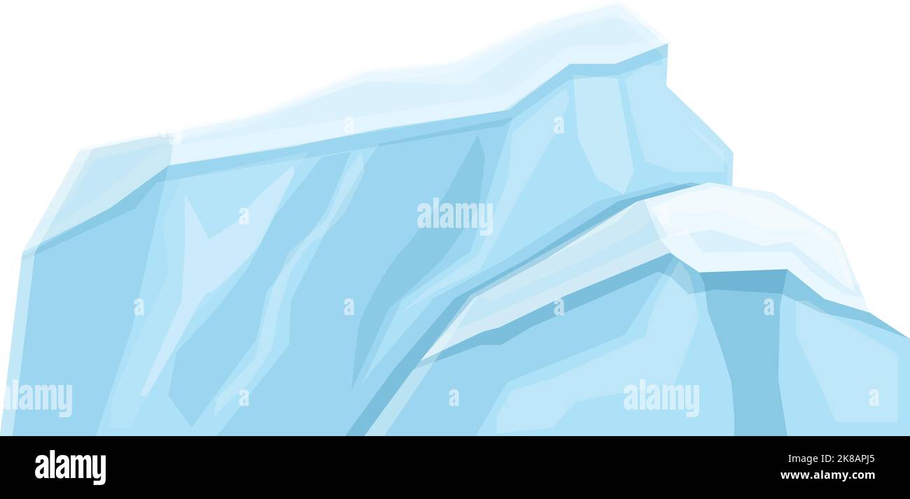 Antarctica iceberg icon cartoon vector. Arctic ice. Glacier water Stock ...