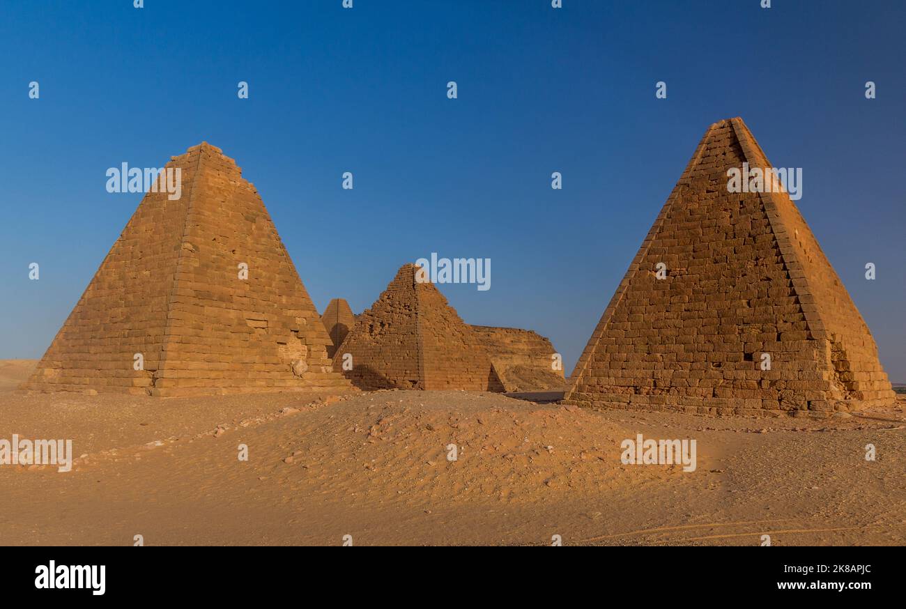 Barkal pyramids near Karima, Sudan Stock Photo - Alamy