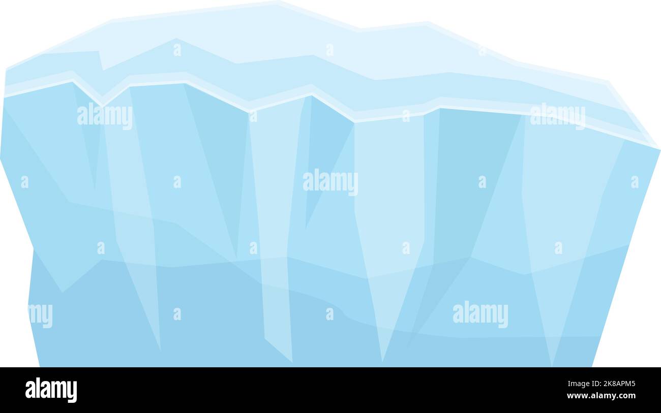 Ice icon cartoon vector. Arctic glacier. Ice berg Stock Vector Image ...