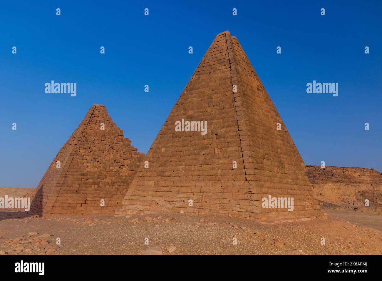 Barkal pyramids near Karima, Sudan Stock Photo - Alamy