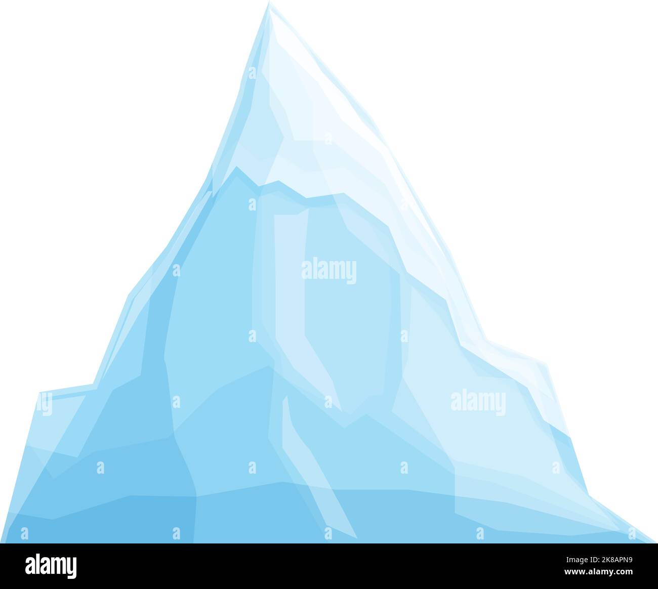 Arctic ice icon cartoon vector. Water glacier. North freeze Stock ...