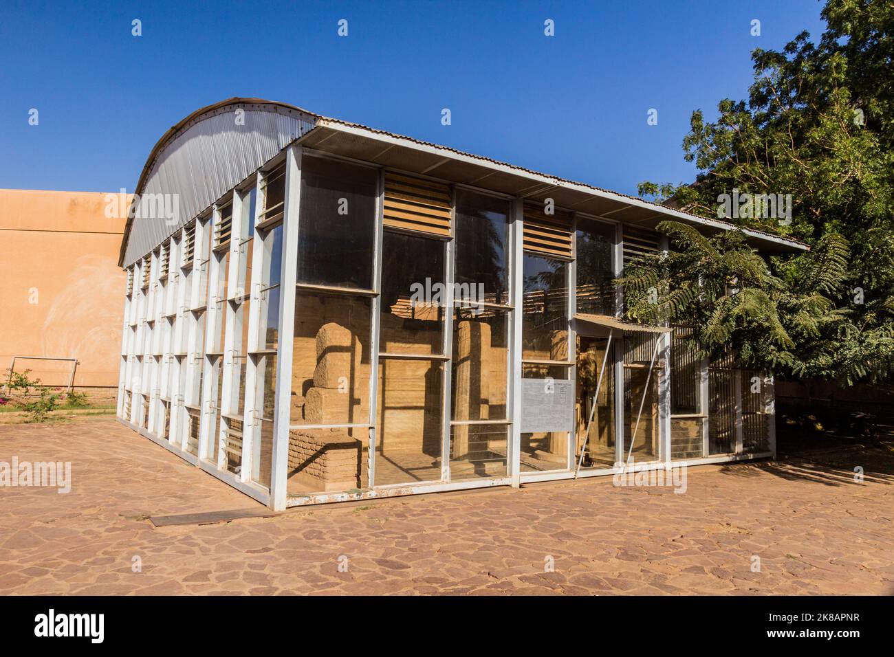 KHARTOUM, SUDAN - MARCH 9, 2019: Kumma temple at the grounds of Sudan ...