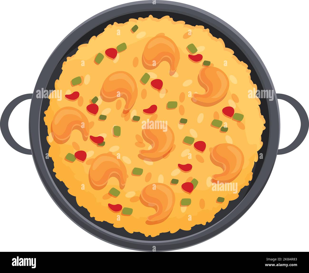 Shrimp risotto Stock Vector Images - Alamy