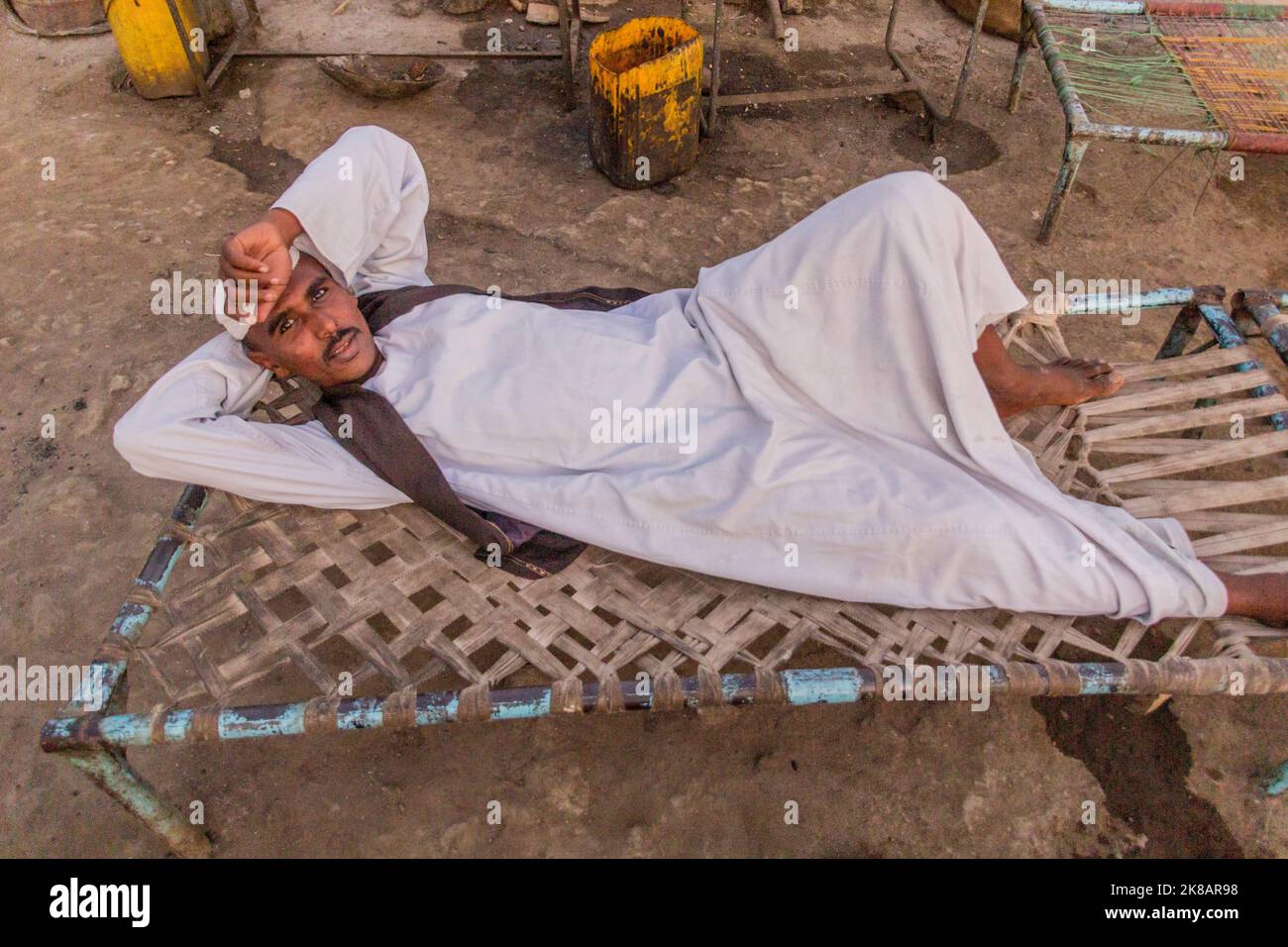 Village man sleeping bed hi-res stock photography and images - Alamy