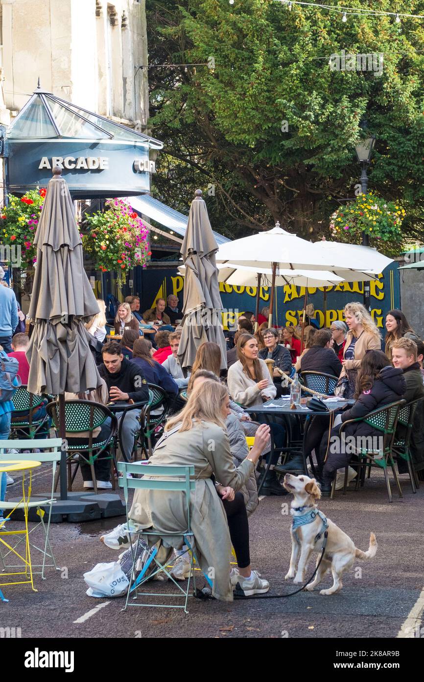 Clifton, Bristol, UK. 22nd Oct, 2022. People put the cost of living ...