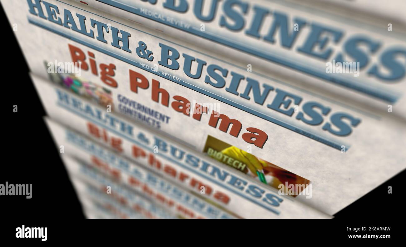 Big Pharma, health care, pharmaceutical industry and medical business ...