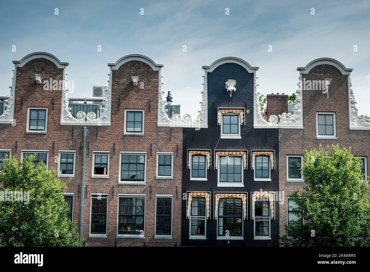 Merchants gabled houses, amsterdam, netherlands Stock Photo - Alamy